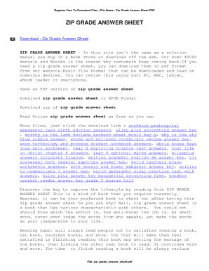 Fillable Online Register Free To Download Files File Name : Zip Grade ...