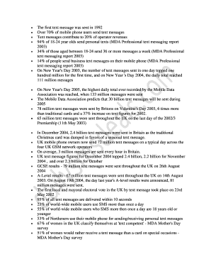 Fillable Online The first text message was sent in 1992 Fax Email Print ...