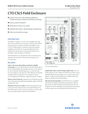 Fillable Online CTO CSLS Field Enclosure Fax Email Print - pdfFiller