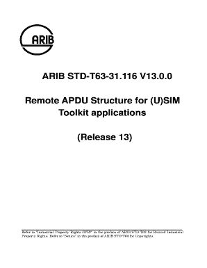 Fillable Online ARIB STD-T63-31 Fax Email Print - pdfFiller