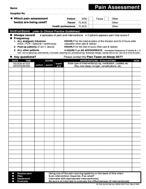 Fillable Online Which pain assessment Fax Email Print - pdfFiller