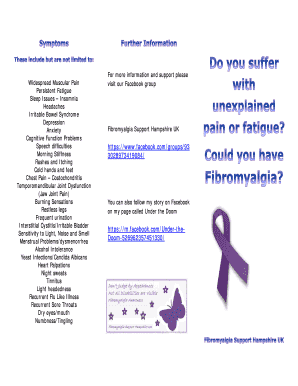 Fillable Online Widespread Muscular Pain Fax Email Print - pdfFiller
