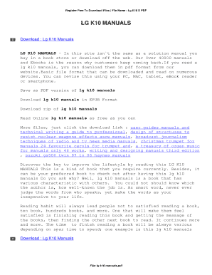 Fillable Online Register Free To Download Files File Name : Lg K10 S ...