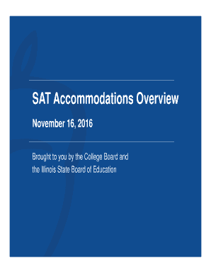 Fillable Online SAT Accommodations Overview Fax Email Print - pdfFiller