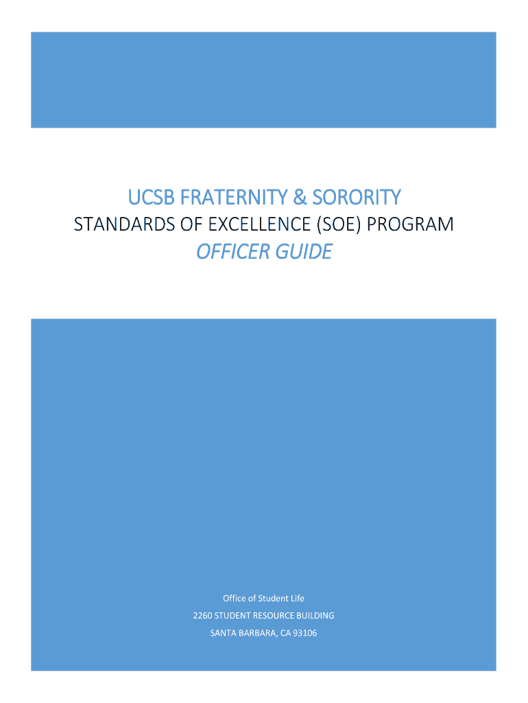 Fillable Online UCSB FRATERNITY & SORORITY Fax Email Print - pdfFiller