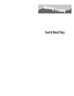 Fillable Online Food & Mood Diary - Example Fax Email Print - pdfFiller