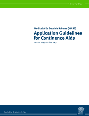 Fillable Online for Continence Aids Fax Email Print - pdfFiller