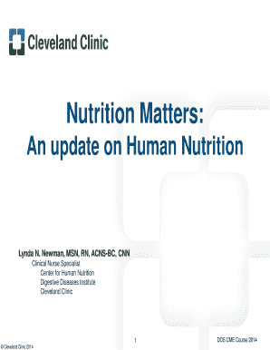 Fillable Online Nutrition Matters: Fax Email Print - pdfFiller