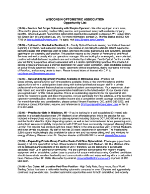 Fillable Online (12/16) - Practice Full Scope Optometry with Shopko ...