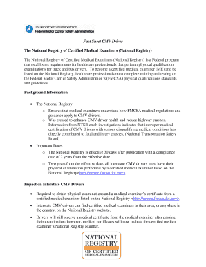 Fillable Online Fact Sheet CMV Driver Fax Email Print - pdfFiller