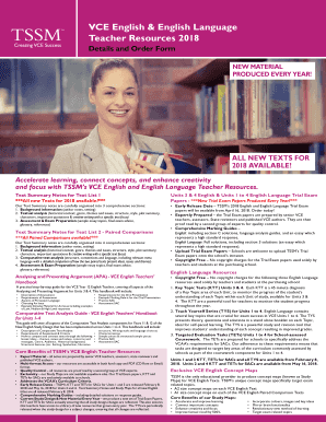 Fillable Online VCE English & English Language Fax Email Print - pdfFiller