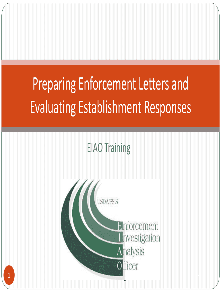 Fillable Online Preparing Enforcement Letters and Fax Email Print ...