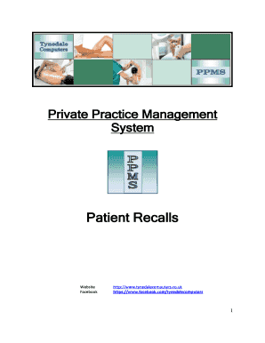 Fillable Online Patient Recalls Fax Email Print - pdfFiller