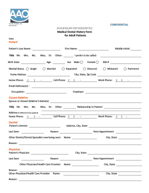 Fillable Online My Smile Fax Email Print - pdfFiller