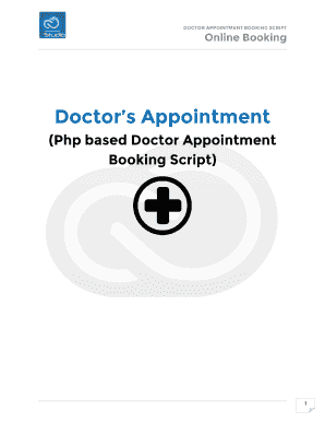 Fillable Online DOCTOR APPOINTMENT BOOKING SCRIPT Fax Email Print ...