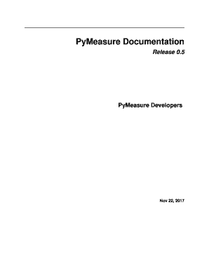 Fillable Online PyMeasure Documentation Fax Email Print - pdfFiller