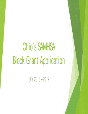 Fillable Online SAMHSA Block Grant Application/Plan Fax Email Print ...