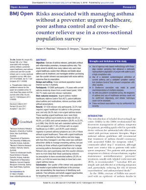 Fillable Online Asthma Risk Minimisation Plan Template Fax Email Print ...