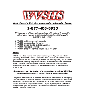Fillable Online dhhr wv VFC Manual - West Virginia Department of Health ...