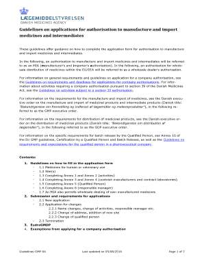 Fillable Online Guidelines on applications for authorisation to ...