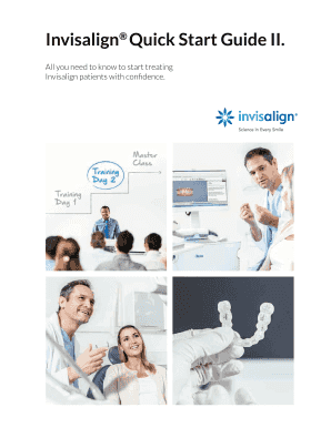 Fillable Online Invisalign Quick Start Guide II Fax Email Print - pdfFiller