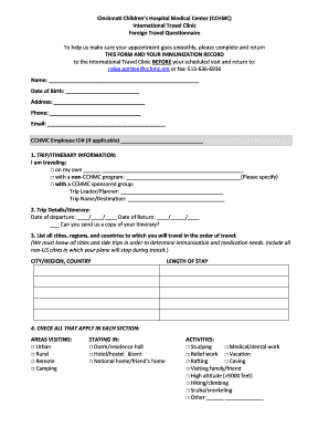 Fillable Online Cincinnati Childrens Hospital Medical Center (CCHMC ...