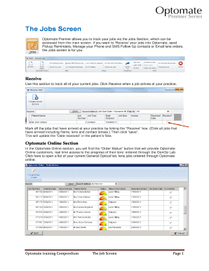 Fillable Online The Jobs Screen Fax Email Print - pdfFiller