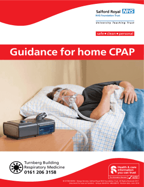 Fillable Online Guidance for home CPAP Fax Email Print - pdfFiller