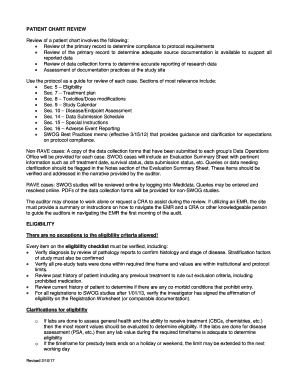 Fillable Online PATIENT CHART REVIEW Fax Email Print - pdfFiller