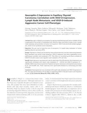 Fillable Online Neuropilin-2 Expression in Papillary Thyroid Fax Email ...