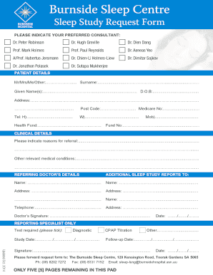 Fillable Online Study Request Fax Email Print - pdfFiller