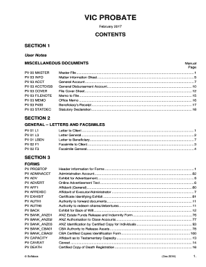 Fillable Online VIC PROBATE Fax Email Print - pdfFiller
