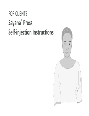 Fillable Online Sayana Press Fax Email Print - pdfFiller