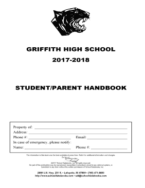 Fillable Online GRIFFITH HIGH SCHOOL Fax Email Print - pdfFiller
