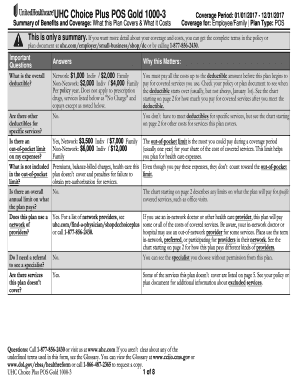 Fillable Online UHC Choice Plus POS Gold 1000-3 Fax Email Print - pdfFiller