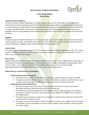 Fillable Online Sprout Growers & Makers Marketplace Fax Email Print ...