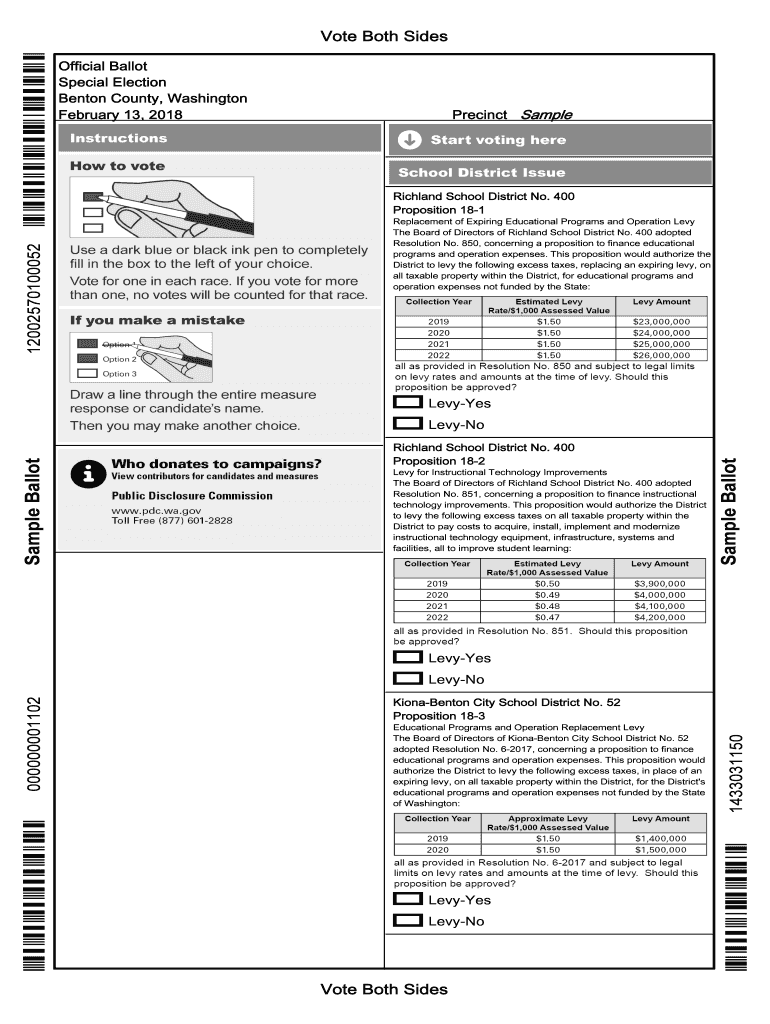 Fillable Online Ferry County Auditor - County Auditors of Washington ...