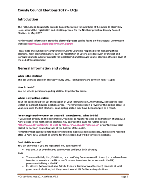 Fillable Online The FAQ guide is designed to provide basic information ...