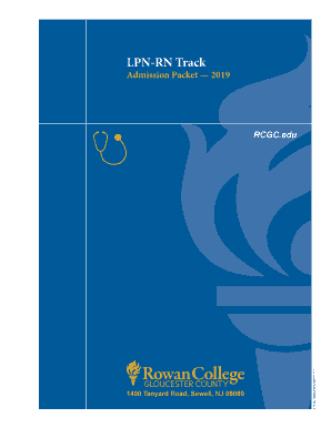 Fillable Online Admission Packet 2019 Fax Email Print - pdfFiller