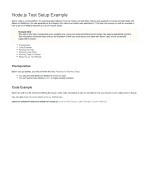 Fillable Online js Test Setup Example Fax Email Print - pdfFiller