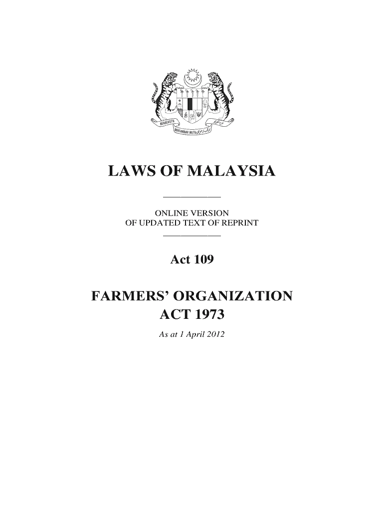 Fillable Online Act 109 Fax Email Print - pdfFiller