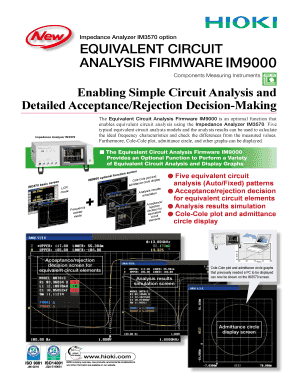 Fillable Online Impedance Analyzer IM3570 option Fax Email Print ...
