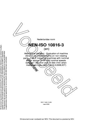 Fillable Online NEN-ISO 10816-3 Fax Email Print - pdfFiller