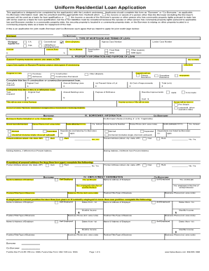 Fillable Online 6/09), Fannie Mae Form 1003 7/05 (rev Fax Email Print ...