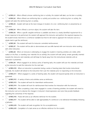 Aba Goal Bank - Fill Online, Printable, Fillable, Blank | pdfFiller