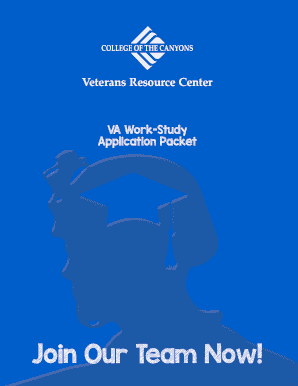 Fillable Online VA Work-Study Fax Email Print - pdfFiller