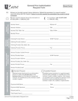 Fillable Online General Prior Authorization Fax Email Print - pdfFiller