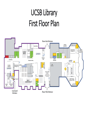 Fillable Online UCSB Library 1st Floor Map UCSB Library Fax Email Print ...
