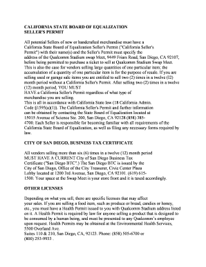 Fillable Online SELLER'S PERMIT Fax Email Print - pdfFiller