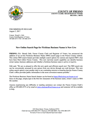 Fillable Online www2 co fresno ca 559 600-2575 FAX 559 488-3279 Fax ...